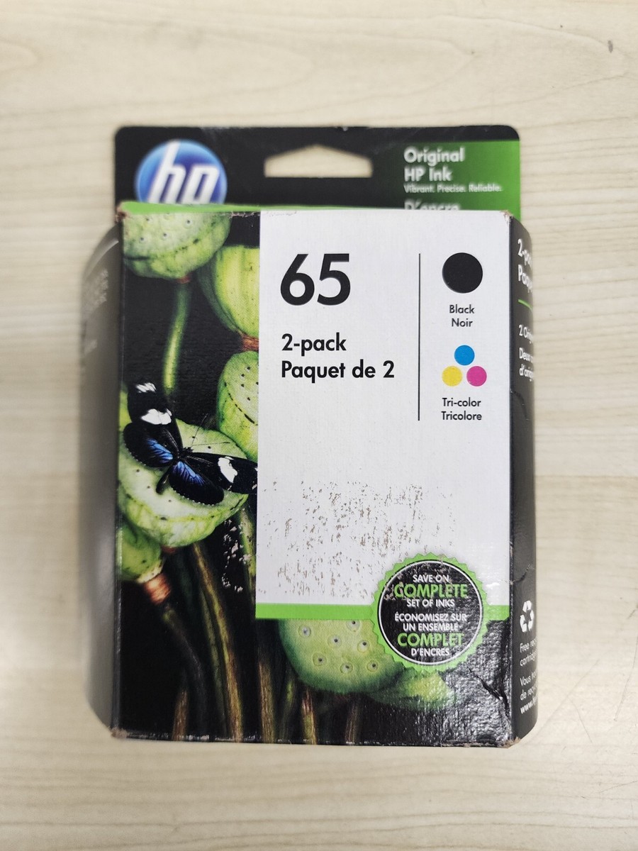 Hp 65 Ink Xl HP 65 Ink Cartridges 2-Pack Combo (Black + Tri-Color ...