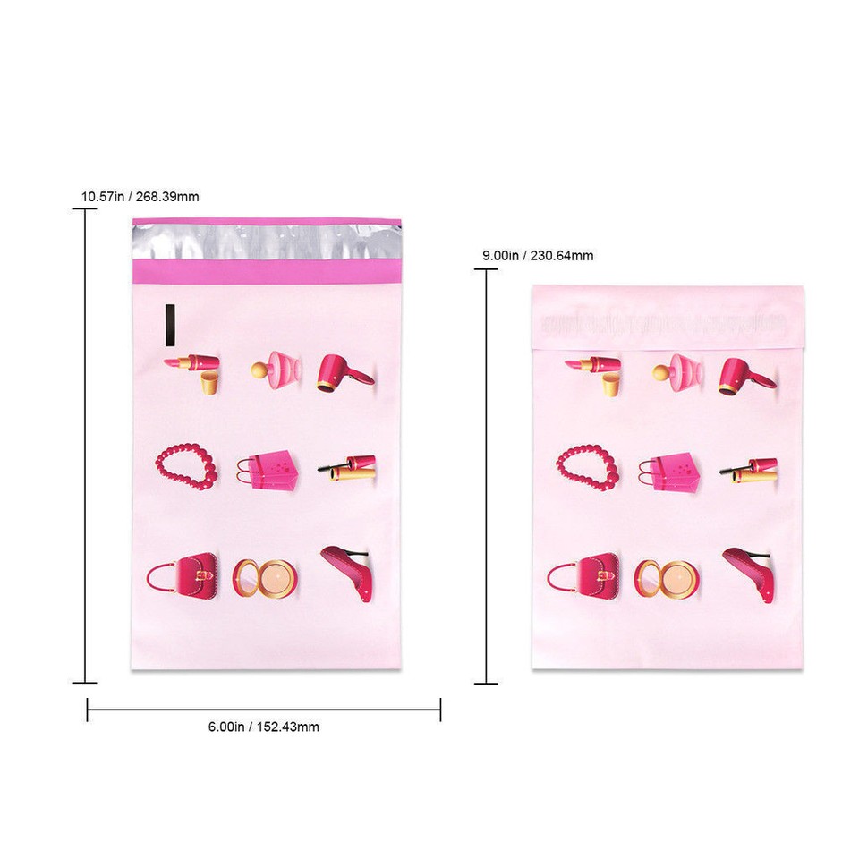 100 Designer Poly Mailers Plastic Envelopes Shipping Bags Custom # ...