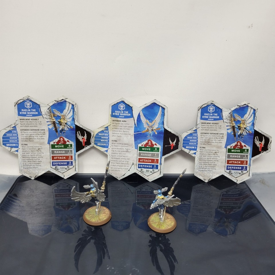 Raelin the Kyrie Warrior - Heroscape - Swarm of the Marro LOT ...