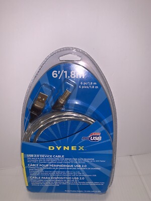 Dynex 6’ /1.8M Certified High Speed USB | eBay