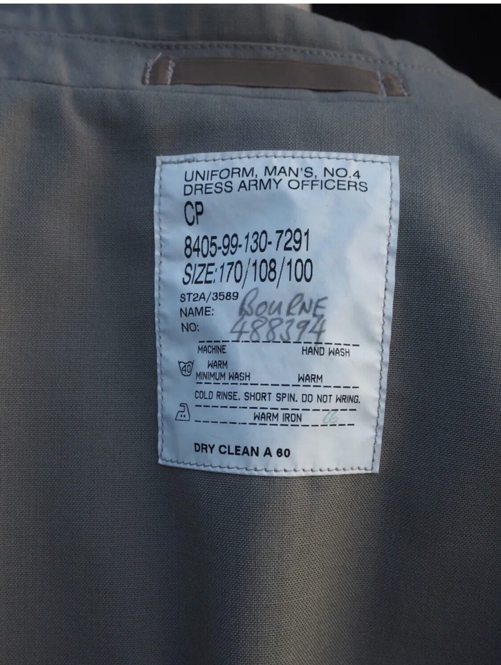 1970s - Army Air Corps - Tropical Dress Uniform - Lieut-Col J A Bourne ...