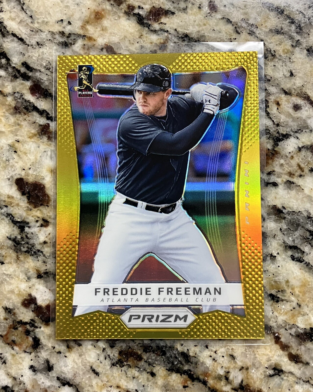 2012 Panini Prizm Freddie Freeman #54 Gold /10 Atlanta Braves LA ...