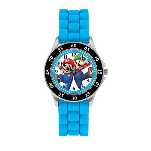 Nintendo Mario Blue Time Teacher Watch GSM3044 | eBay