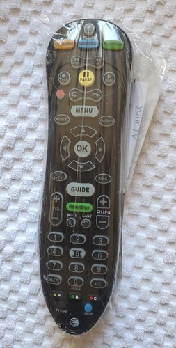 AT&T U-Verse S30-S1B Programmable IR Universal Remote Control W/Manual ...
