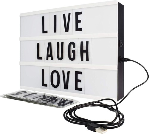 Cinema Style 10-LED Home Decor Light Box Large NEW | eBay