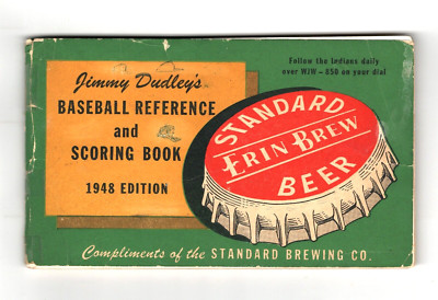 1948 Jimmy Dudley's Baseball Reference & Scoring Book #M554 | eBay