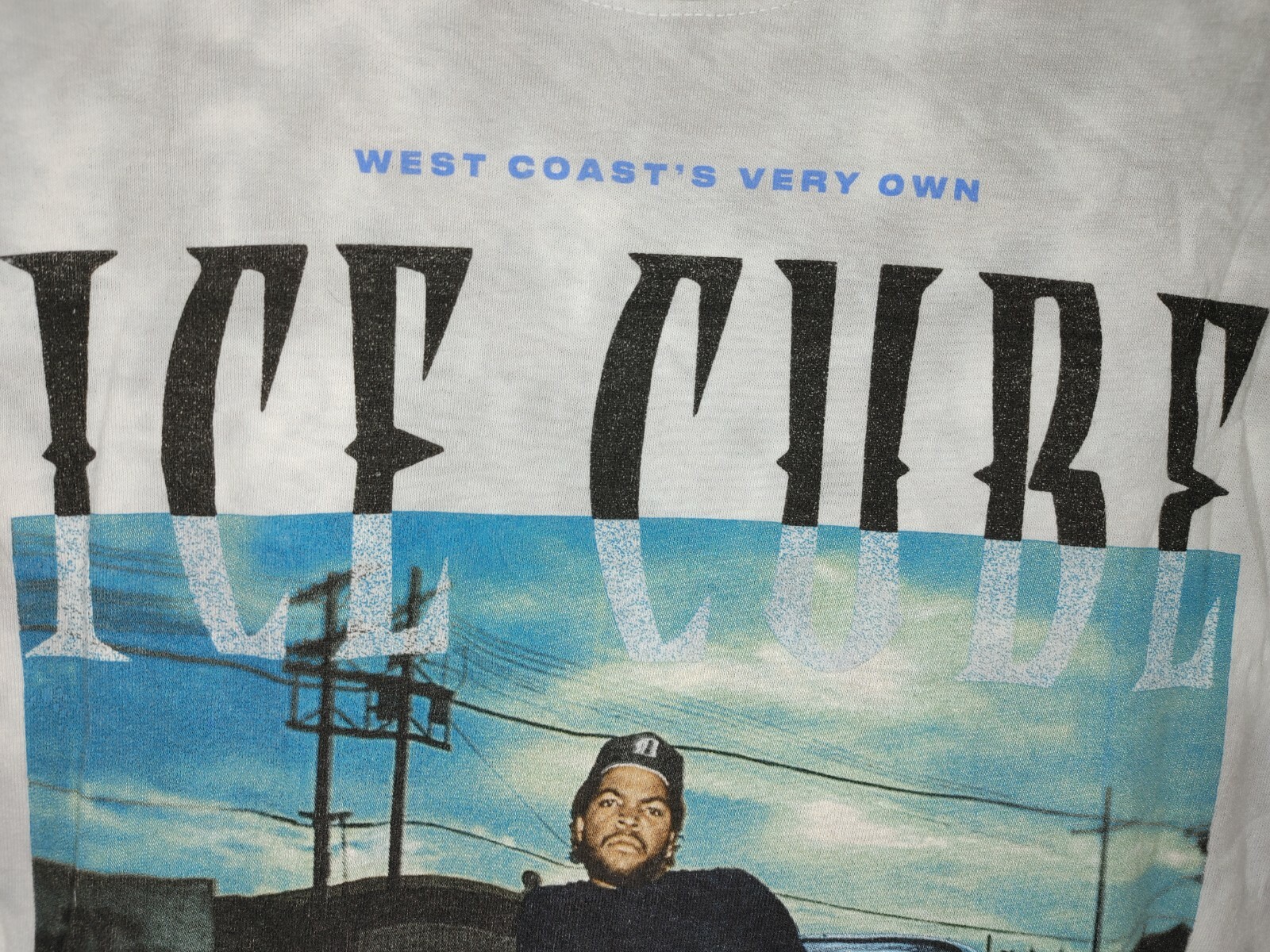 Men's Ice Cube West Side LA Rap Gray Tie Dye Hip Hop … - Gem