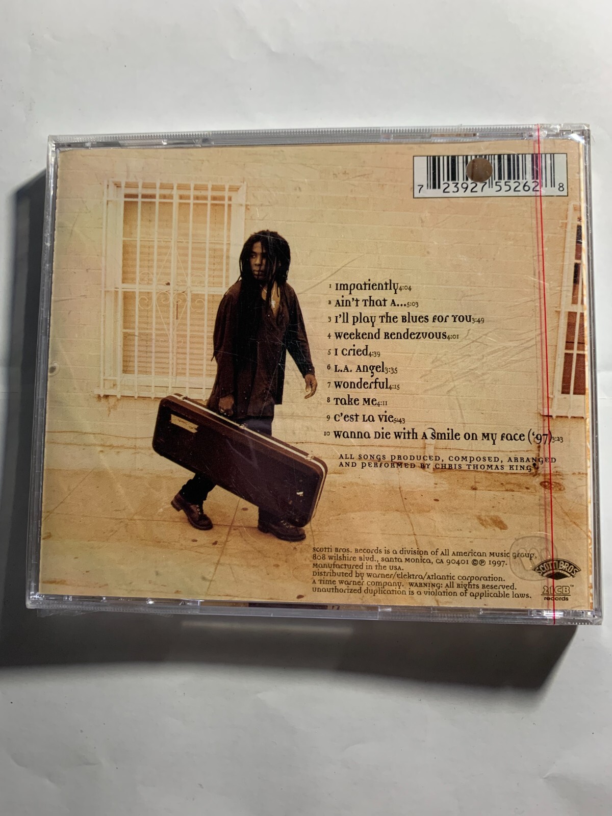 Chris Thomas King (CD, Self Titled, 1997, Scotti Bros. Records) hole in ...