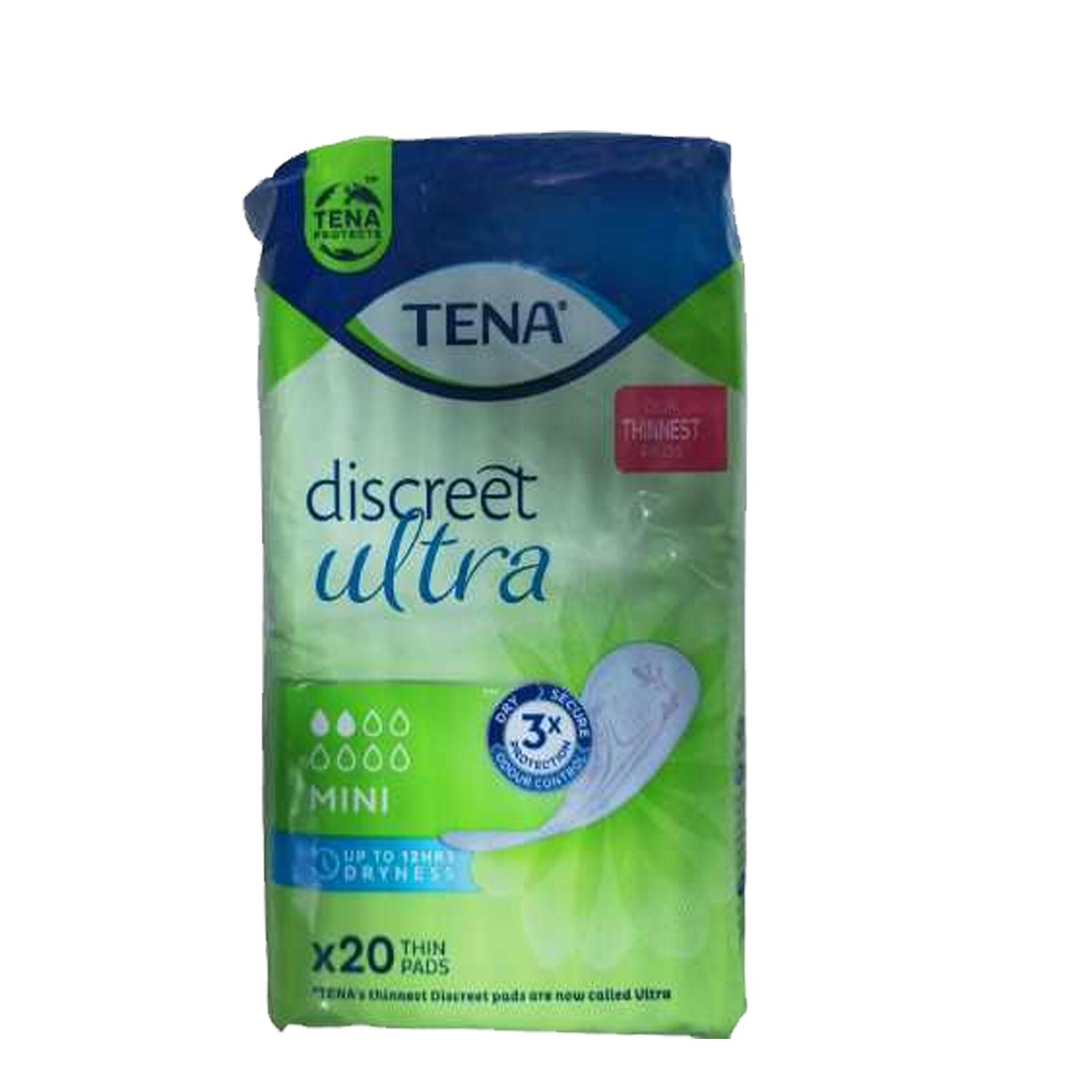 TENA Lady Protection Mini Discreet 20 Pads- Pack 4 | eBay