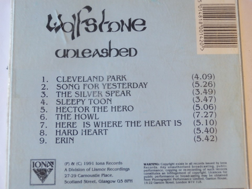WOLFSTONE - Unleashed - Scottish Folk CD | eBay