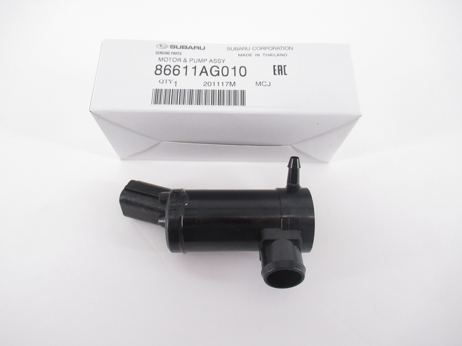 Genuine OEM Subaru 86611AG010 Front Windshield Washer Fluid Pump Motor ...