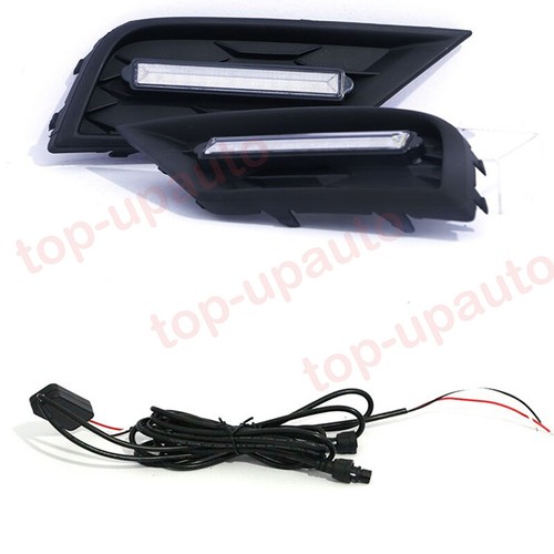 For 2018-2021 VW Tiguan LED Daytime Running Light DRL Fog Lamp Turn ...