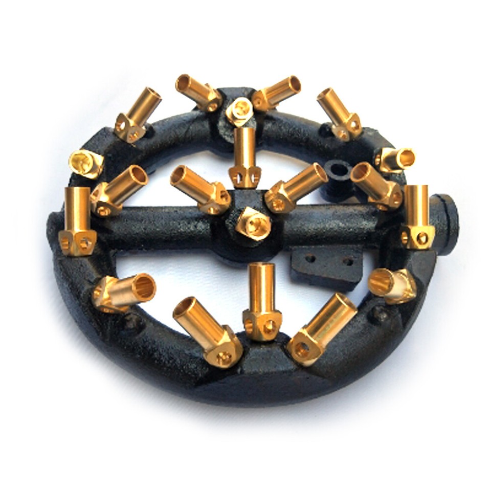10/20/23/32 Tips Round Shape Jet Burner Natural Gas Jet Burner Wok ...