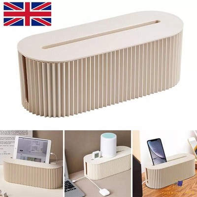 Cable Storage Box Wire Cable Management Socket Safety Tidy Organizer UK ...