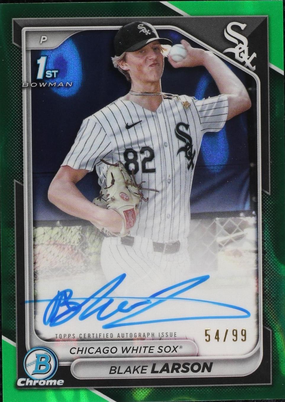 2024 Bowman Draft - Chrome Prospect Autographs Blake Larson #CPA-BL ...