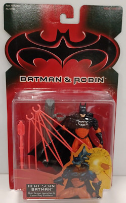 1997 Kenner BATMAN & ROBIN Movie HEAT SCAN BATMAN Action Figure NEW ...