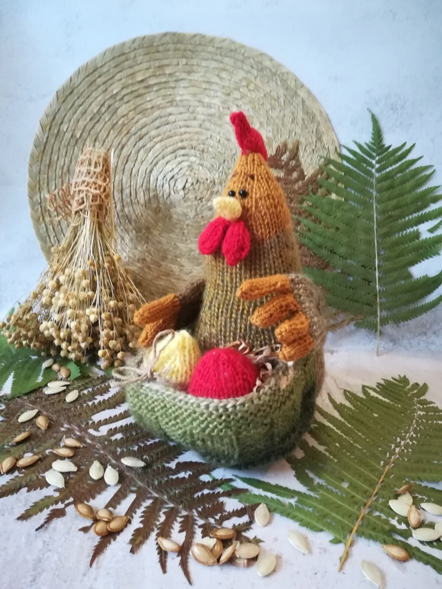 Knitting Patterns Toy Chicken Toy Knitting Patterns, Rustic Chicken
