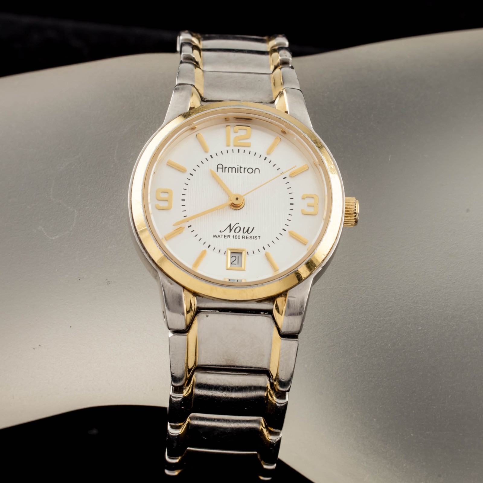 Armitron Now Ladies Two Tone Quartz Watch w/ Date 75/3281 | eBay