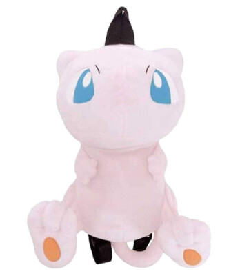 Pokemon Plush Backpack MEW Plush Doll Bag Stuffed Fluffy Cute Gift from ...