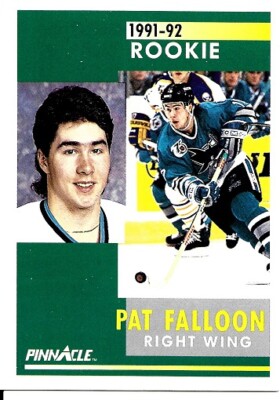 1991-92 Pinnacle Pat Falloon- # 329-Rookie- Mint | eBay