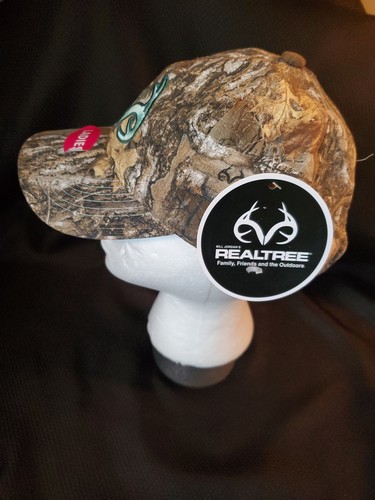 Realtree Ladies Baseball Cap Hat Camoflauge Camo Hook N Loop Adjustable ...
