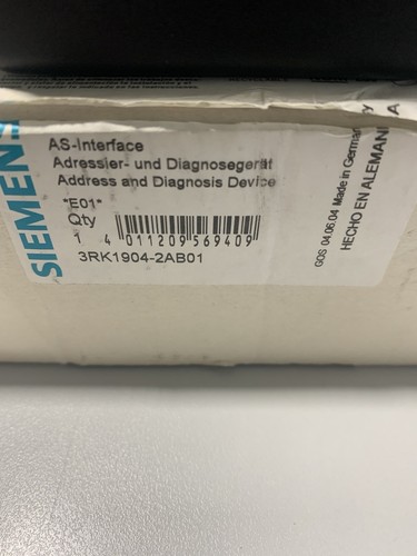 *US SELLER* Siemens Interface Addressing & Diagnostic Unit 3RK1904 ...