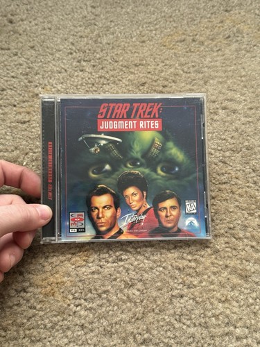 Star Trek: Judgment Rites (PC CD-ROM DOS, 1995) No Back Cover Insert ...