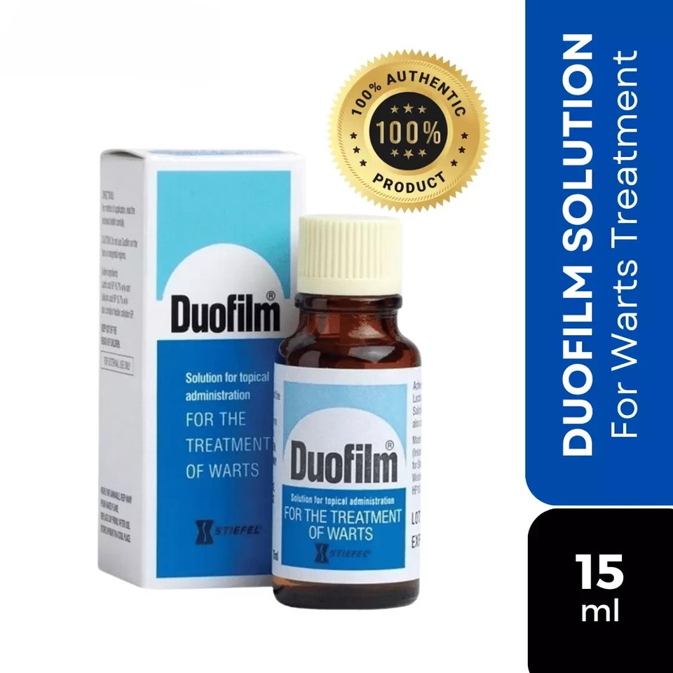 DUOFILM SOLUTION 15ml Salicylic Acid For Removing Plantar Warts Corns ...