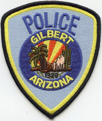 GILBERT ARIZONA AZ POLICE PATCH | eBay