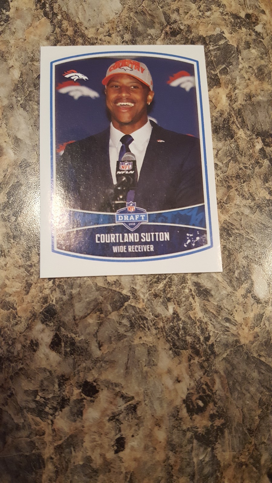 2018 NFL PANINI STICKERS DRAFT ROOKIE COURTLAND SUTTON #16 NEW | eBay