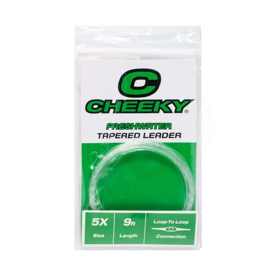 Cheeky Fly Trout Leader Single or 3Pk 0X 1X 3X 4X 5X 6X Similar To ...