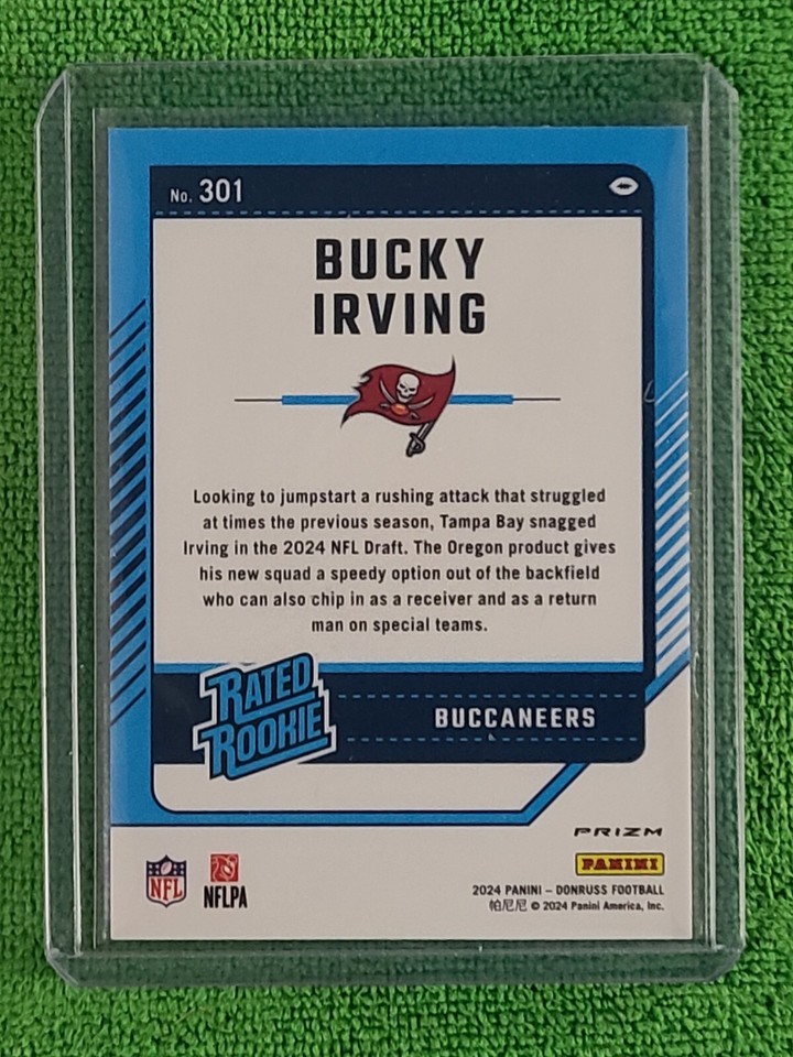 BUCKY IRIVING 2024 Donruss Optic Red Pandora Rated Rookie RC #301 | eBay