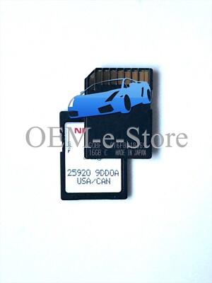 Genuine Navigation GPS DATA Memory SD Card U.S Map # 9DD0A Fit Some ...
