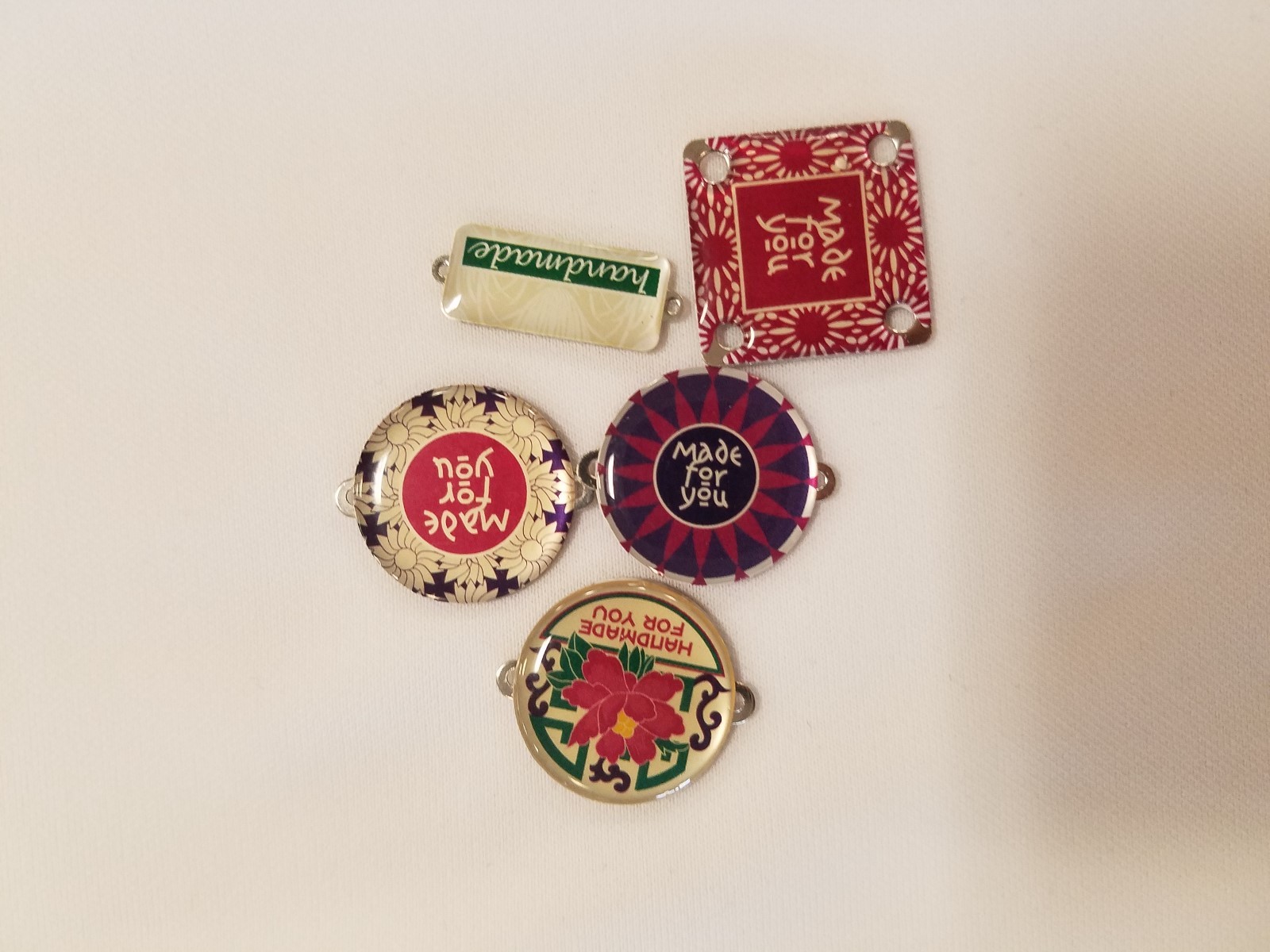 HANDMADE LABEL CHARMS ON QUILT OR HAT MADE BY DRITZ MAKE IT VERY ...