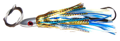 10" Cable Rigged High Speed Wahoo Mylar LURE Big Game FISHING Trolling ...