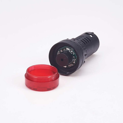 Flashing RED LED Indicator Lights with Intermittent Buzzer, drove with ...