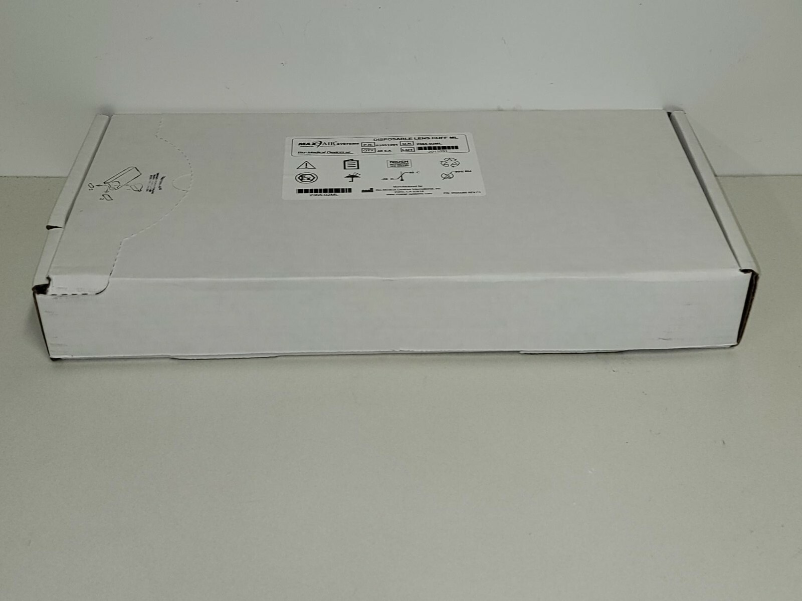 Max Air Systems Disposable Lens Cuffs Small Qty 40 New in Box! | eBay