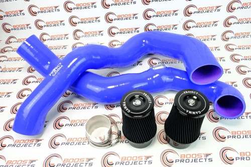 Project Gamma Blue Intake w/ Filter For BMW M3 M4 M2C F80 / F82 / F83 ...