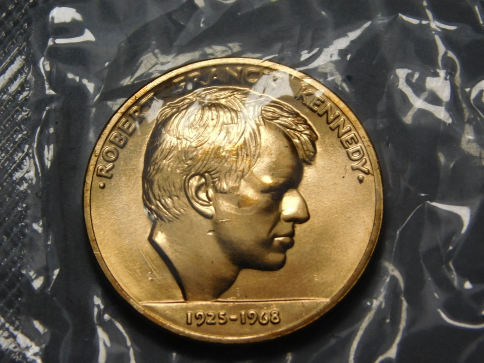 VINTAGE COIN TOKEN MEDAL ROBERT FRANCIS KENNEDY 1925-1968 | eBay