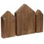 House-Shaped Wooden Shadow Cubby Box Display Shelf Organizer, Set of 3 ...