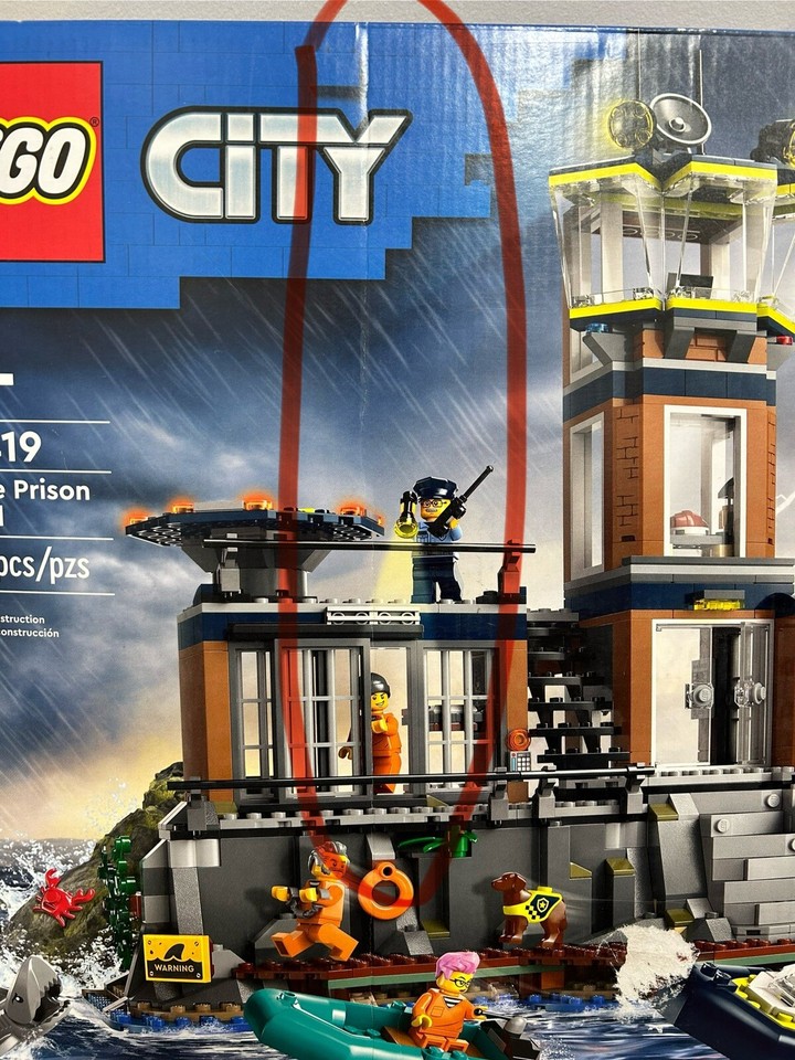 LEGO CITY Police Prison Island 60419 Complete & Free Shipping ...