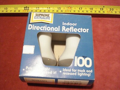 (2048.) Indoor Directional Reflector Bulbs 100W Incandescent - 2-Pk | eBay