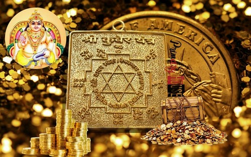 Lord Kuber BLESSED Money and Wealth Drawing Yantra 9999 Spells ...