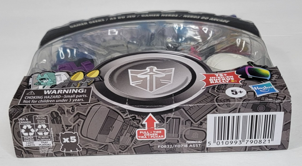 Transformers BotBots Series 6 Gamer Geeks Ruckus Rally Netflix 5 Pack ...