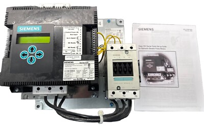 SIEMENS 72LG34AFA Elevator motor Pump Soft Start 80a 30hp 200/230/480v ...