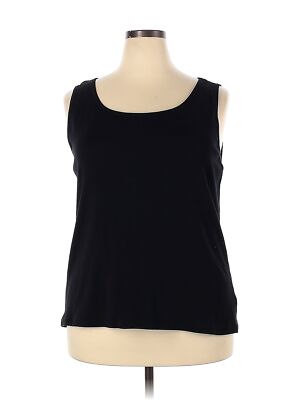 Talbots Outlet Women Black Tank Top 3X Plus | eBay