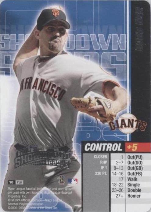 2003 MLB Showdown - Showdown League Promos Showdown Stars Robb Nen #P50 ...