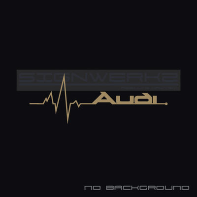 Audi Heart Beat Pulse Decal Sticker EURO Left A4 S4 S3 TT R8 A6 Q5 Q7 ...