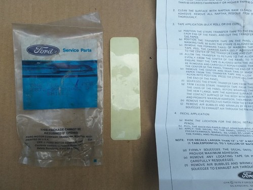 OEM Ford Body Side "Stone Guard" 1989-1992 Ranger 1989-1990 Bronco II ...