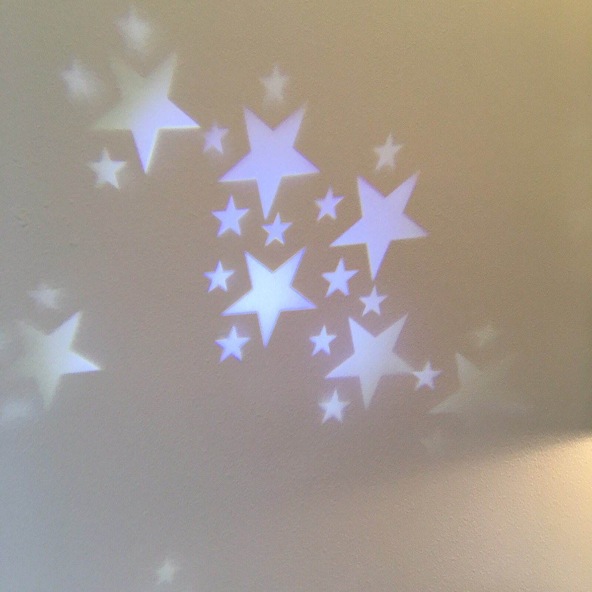 Electric Projector Lights White Stars Lumabase Night Lights Kmart